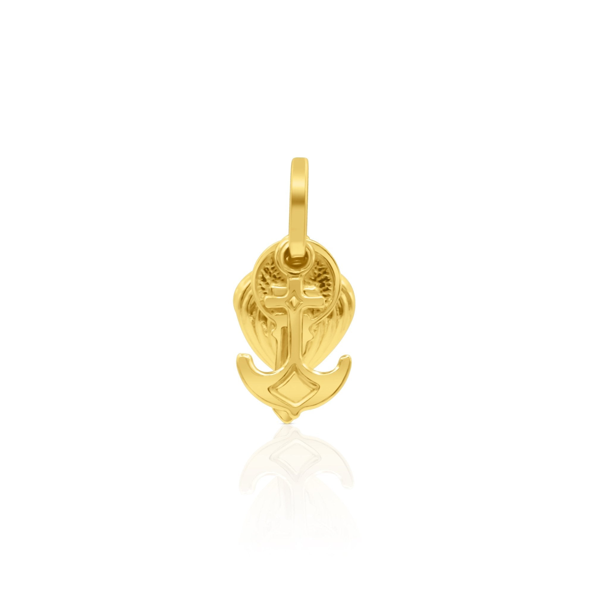 Charmed Trio Pendant, Solid 18K Gold – Delma Gold Jewelry